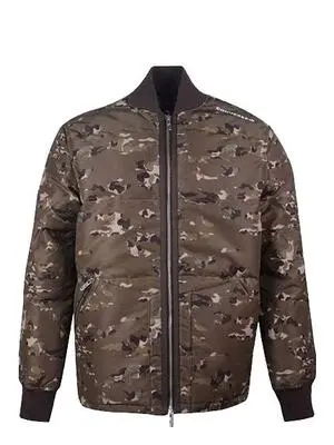 CONVERSE Printed Camouflage Down Jacket - Camo Green