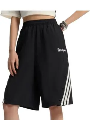 Adidas Tiro Snap-button Track Shorts - Black/white