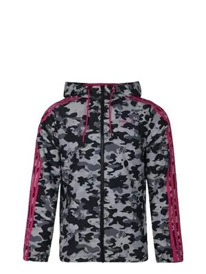 Adidas Camouflage Hooded Zip-up Track Jacket - Black
