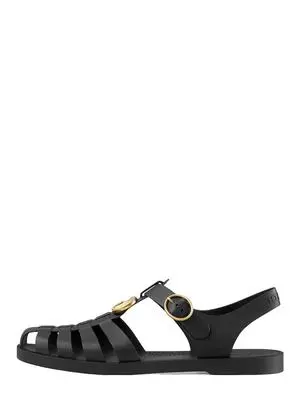 Gucci Rubber Buckled Sandal - Default Color