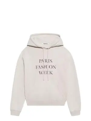 Balenciaga Shrunk Hooded Sweatshirt - Grey