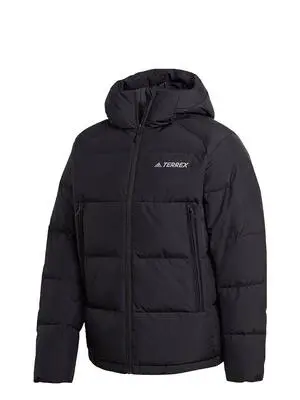 Adidas Padded Hooded Down Jacket - Black
