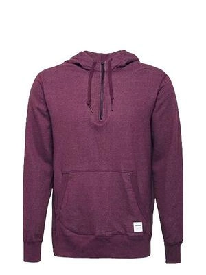 CONVERSE Half Zip Hoodie - Red