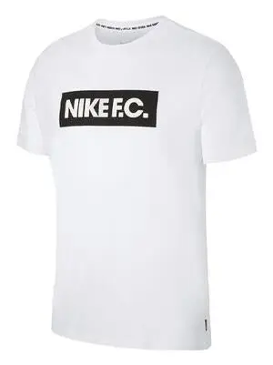 Nike Fc T-shirt 'white - White/black