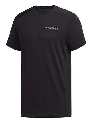 Adidas Adidas Xplr Act Ss T Casual Sports Round Neck Pullover Short Sleeve Black Black