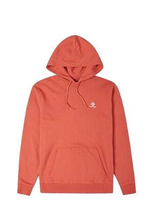 CONVERSE Logo Embroidered Hoodie - Red