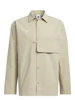 Adidas Originals Cny Limited Button Sports Long Sleeves Prairie Brown Shirt - Default Color