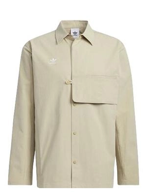 Adidas Originals Cny Limited Button Sports Long Sleeves Prairie Brown Shirt - Default Color