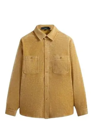 Kith Chenille Apollo Shirt 'sharp - Yellow