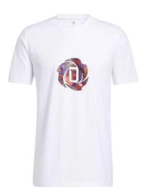 Adidas Mic Rose Tee Basketball Sports Short Sleeve - White