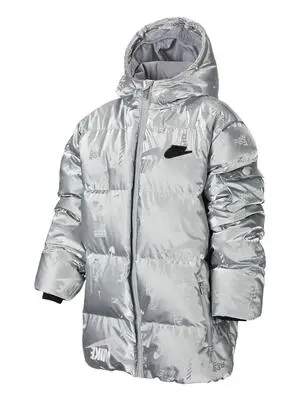Nike Puffer Jacket - Silver