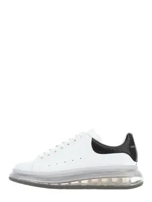 Alexander McQueen Oversized Sneaker With Clear Sole - White/black