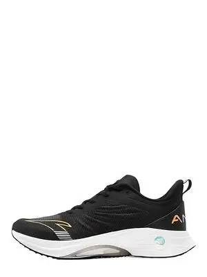 ANTA Mach 3.0 Nitrogen Athletic Sneakers - Black/yellow/white