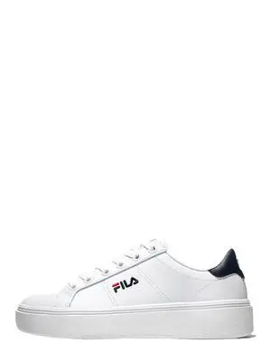 FILA Court Plumpy Low Top Sneakers - White/black