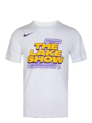 Nike Lakers Short Sleeve T-shirt - White