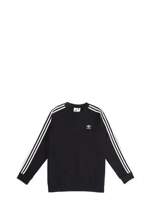 Adidas Originals 3-stripes Crewneck Sweatshirt - Black