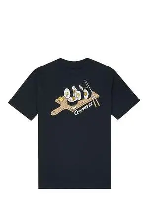 CONVERSE Converse Sushi Graphic Short Sleeve Pocket T-shirt Asia Sizing 'black' Black