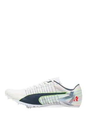 PUMA Evo Speed Future Track Spikes - White/grey/black