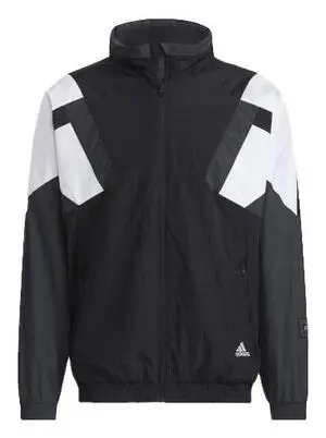 Adidas Colorblock Track Jacket With Stand Collar - Default Color