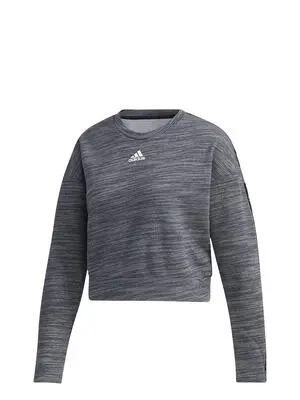Adidas Short Round Neck Pullover - Grey