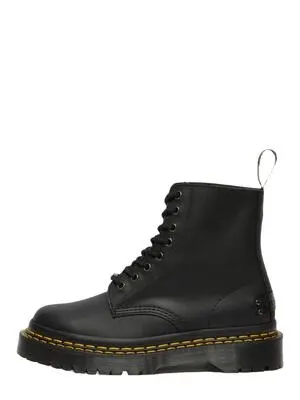 Dr. Martens Bex Double Stitch Leather Lace Up Boots - Black