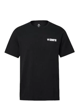 CONVERSE Men's Converse Contrasting Colors Plaid Short Sleeve Black
