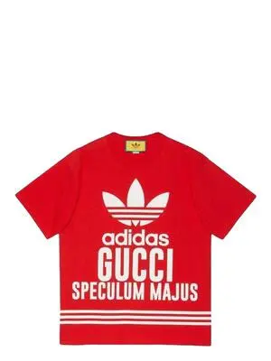 Gucci X Adidas Cotton T-shirt - Red