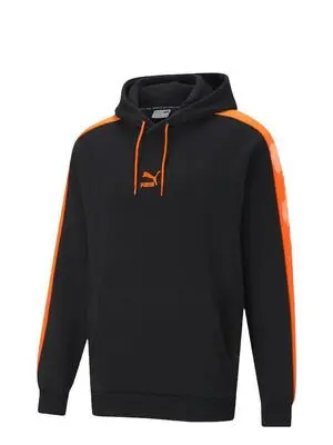 PUMA Iconic T7 Hoodie - Black/orange