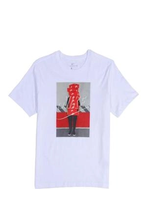 Nike Printed Casual Sport Short Sleeve - White
