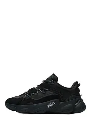 FILA Retro Athletic Sneakers - Black