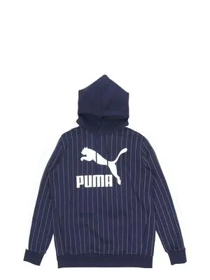 PUMA Pinstripe Hooded Pullover Fleece - Default Color
