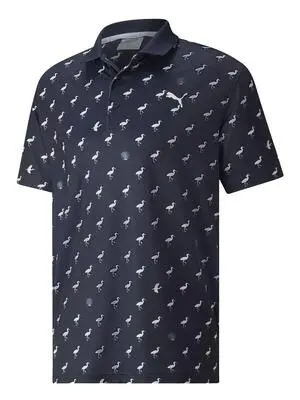 PUMA Matter Egrets Polo Shirt - Navy