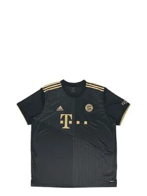 Adidas Bayern Munich Away Fan Edition Sports Short Sleeve - Black