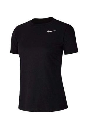 Nike Quick Dry Round Neck Short Sleeve Pullover - Black