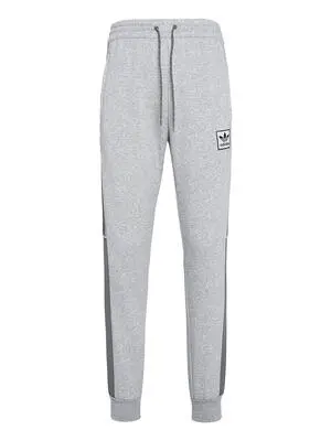 Adidas Originals Casual Logo Solid Color Sports Bundle Feet Pants Gray - Default Color