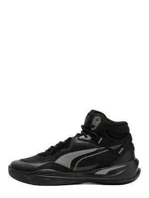 PUMA Playmaker Pro Mid Sneakers - Black