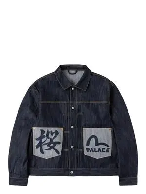 PALACE X Evisu Type 2 Denim Jacket - Indigo