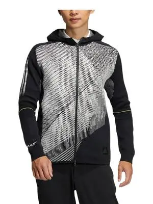 Adidas Primeknit Hooded Jacket - Black