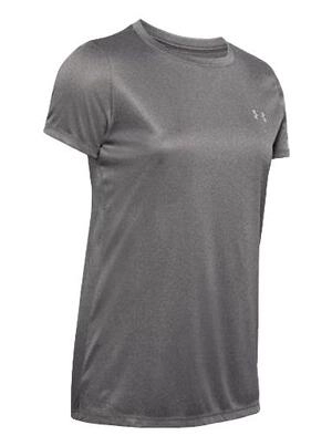 Under Armour Velocity Solid Crew Short Sleeve T-shirt - Gray