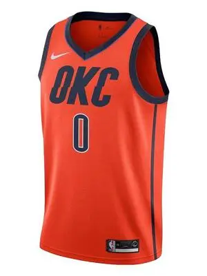 Nike Nba Earned Edition Jersey - Orange