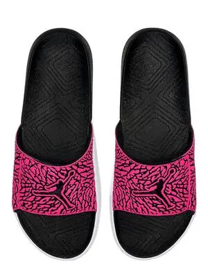 JORDAN Hydro V2 Slides - Black-hyper Pink-white