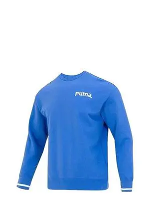 PUMA Team Crew Tr Logo Sweater - Blue