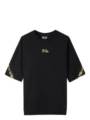 FILA Loose Short Sleeve Graphic T-shirt - Black