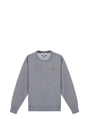 Kenzo Embroidered Tiger Logo Crewneck Sweatshirt - Grey