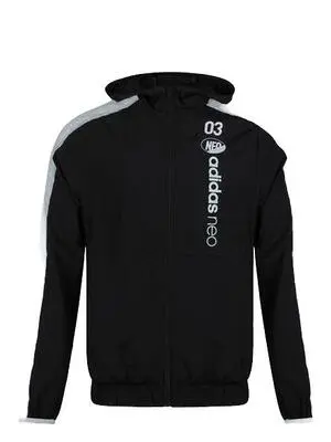 Adidas Neo Casual Windproof Sports Jacket - Black