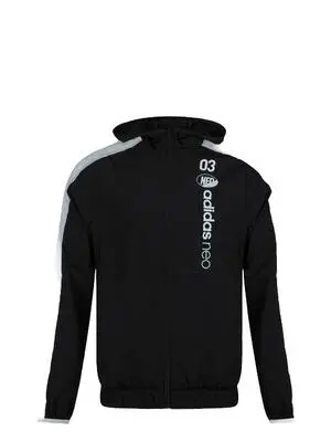 Adidas Neo Casual Windproof Sports Jacket - Black