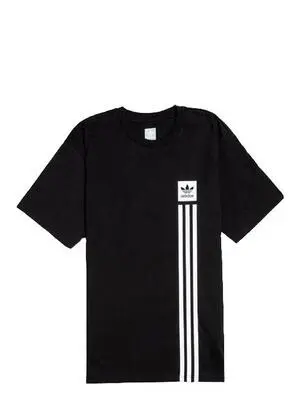 Adidas Originals Bb Pillar Logo Printing Short Sleeve - Black