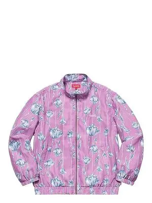Supreme Supreme SS19 Floral Silk Track Jacket Purple
