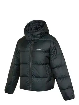 CONVERSE Short Down Padded Jacket - Black