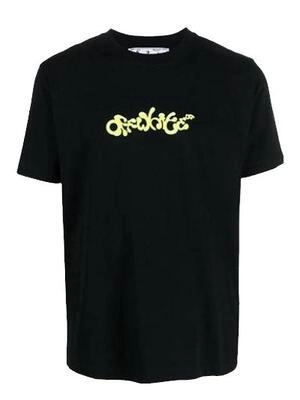 Off-White Opposite Arrow Slim Short-sleeve Tee - Black/lime